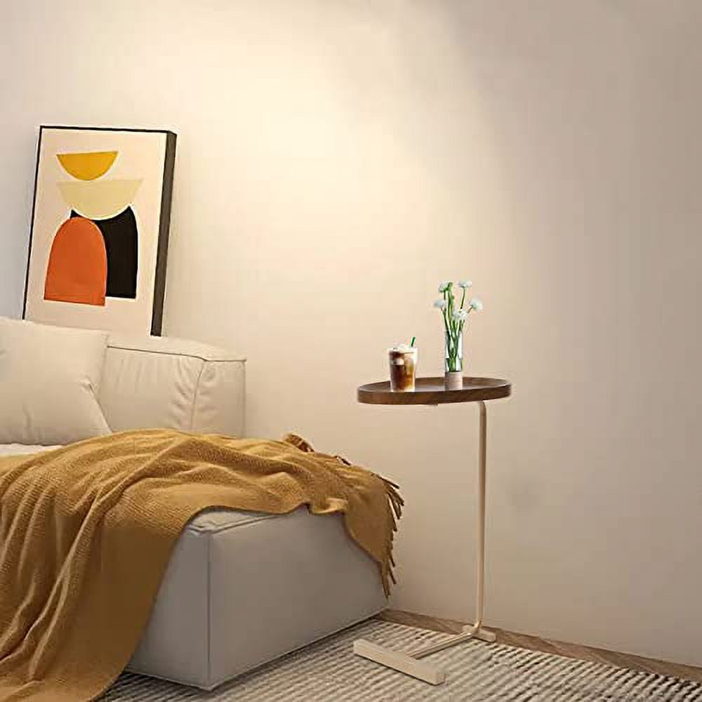 Small Sofa Side End Table, C Shaped End Table, Sofa Side Table Slide ...