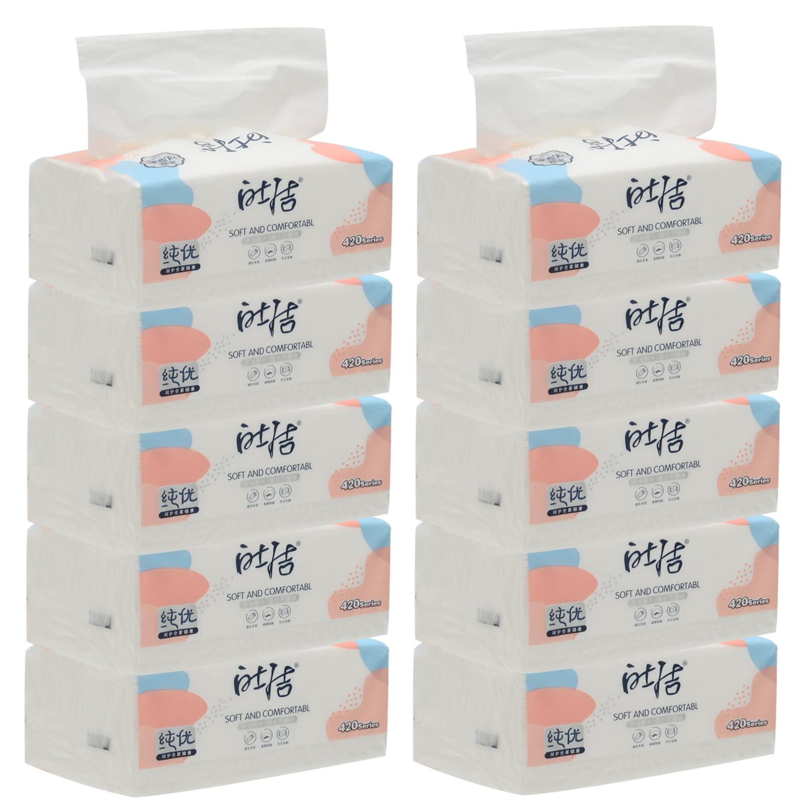 Small Soft Facial Tissues, Toilet Paper, Disposable Facial Napkins, Bag ...