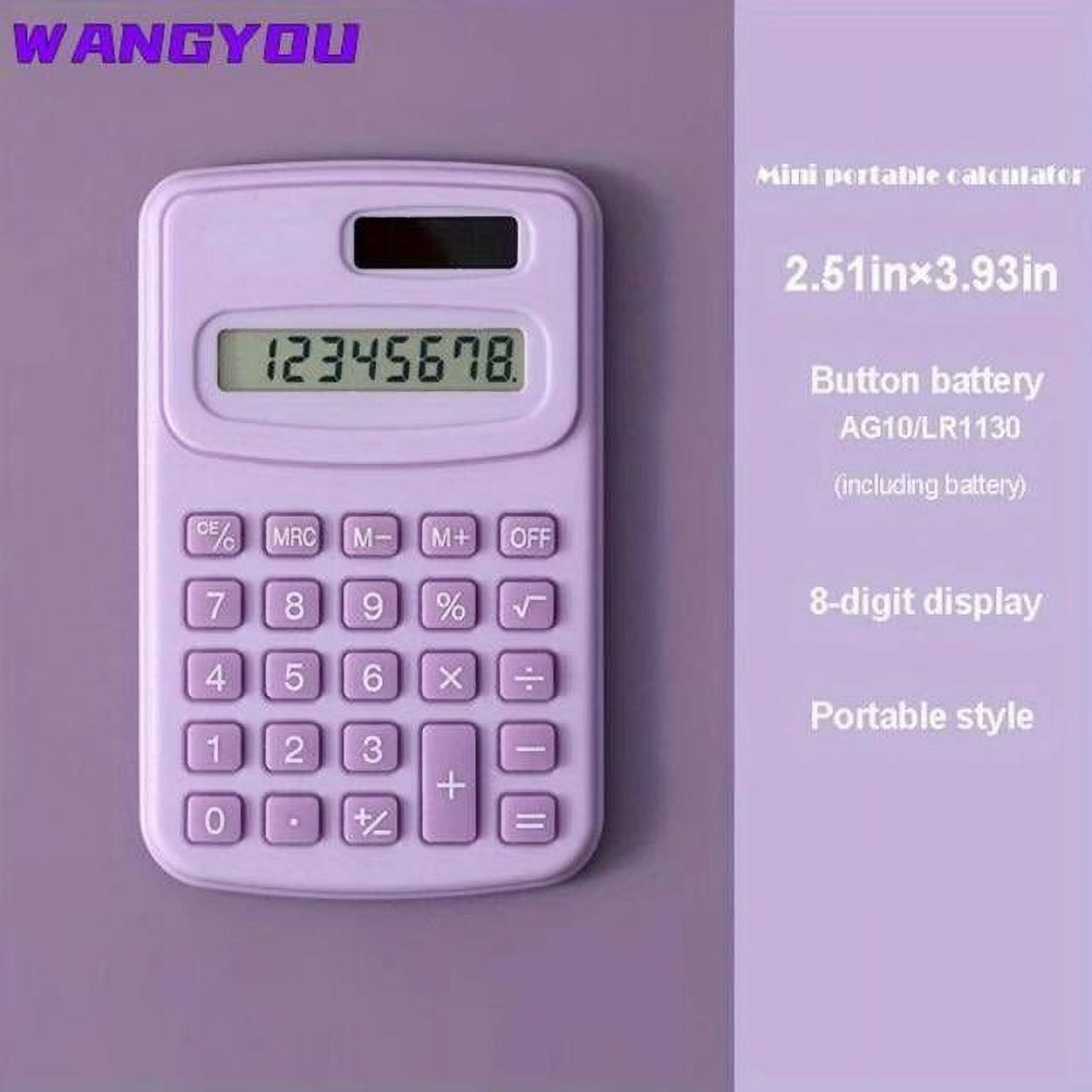 Small Solar Calculator Portable Calculator Cute 8 Digits LCD Electronic small-solar-calculator-portable-calculator-cute-8-digits-lcd-electronic