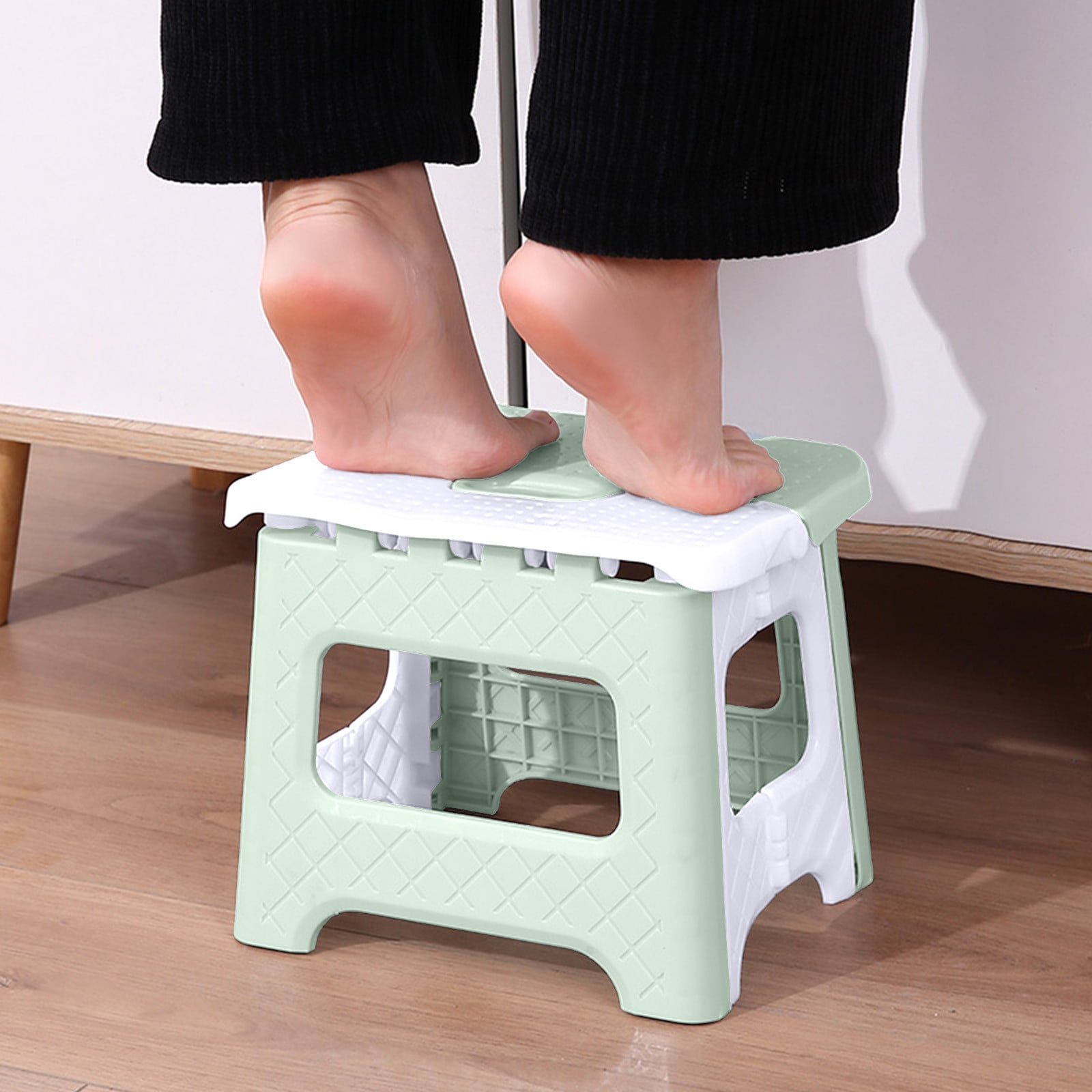Small Space Folding Stool, Portable Compact Stool, Lightweight Foldable ...