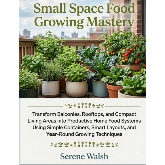 Small Space Food Growing Mastery: Transform Balconies, Rooftops, and ...