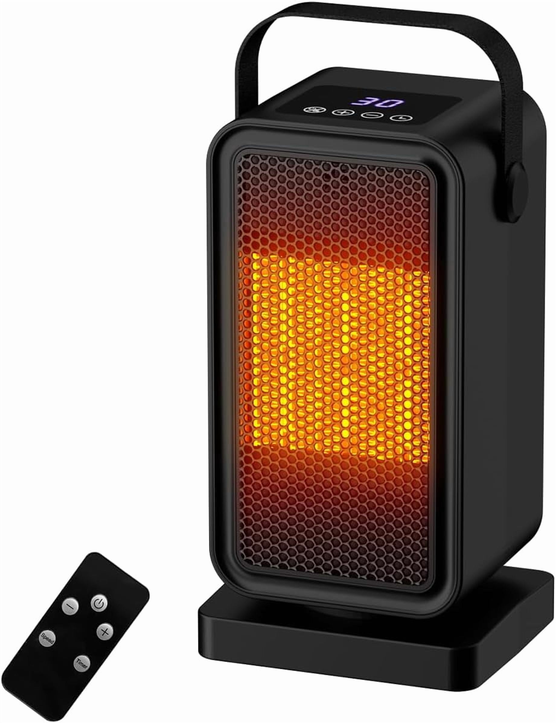 Small Space Heater for Indoor Use, Fast Heating Portable Desk Heater ...