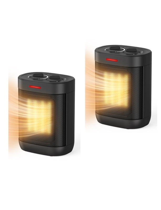 Small Space Heater for Indoor Use, PTC Electric Heater for Bedroom ...