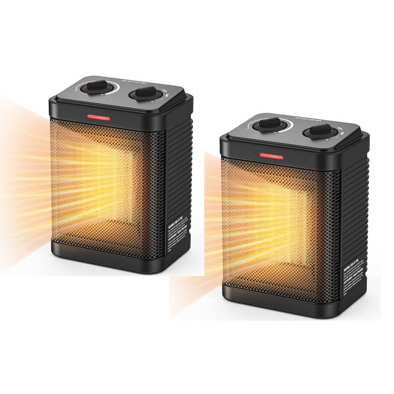 Small Space Heater, Portable 1500W Ceramic Space Heater, Overheated ...