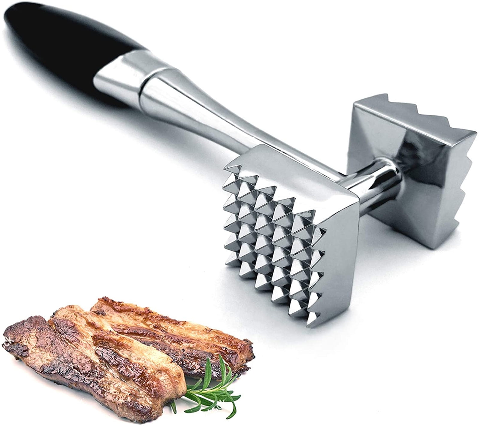 Small Space Storage Solutions Stainless Steel Double Side Meat Pounder