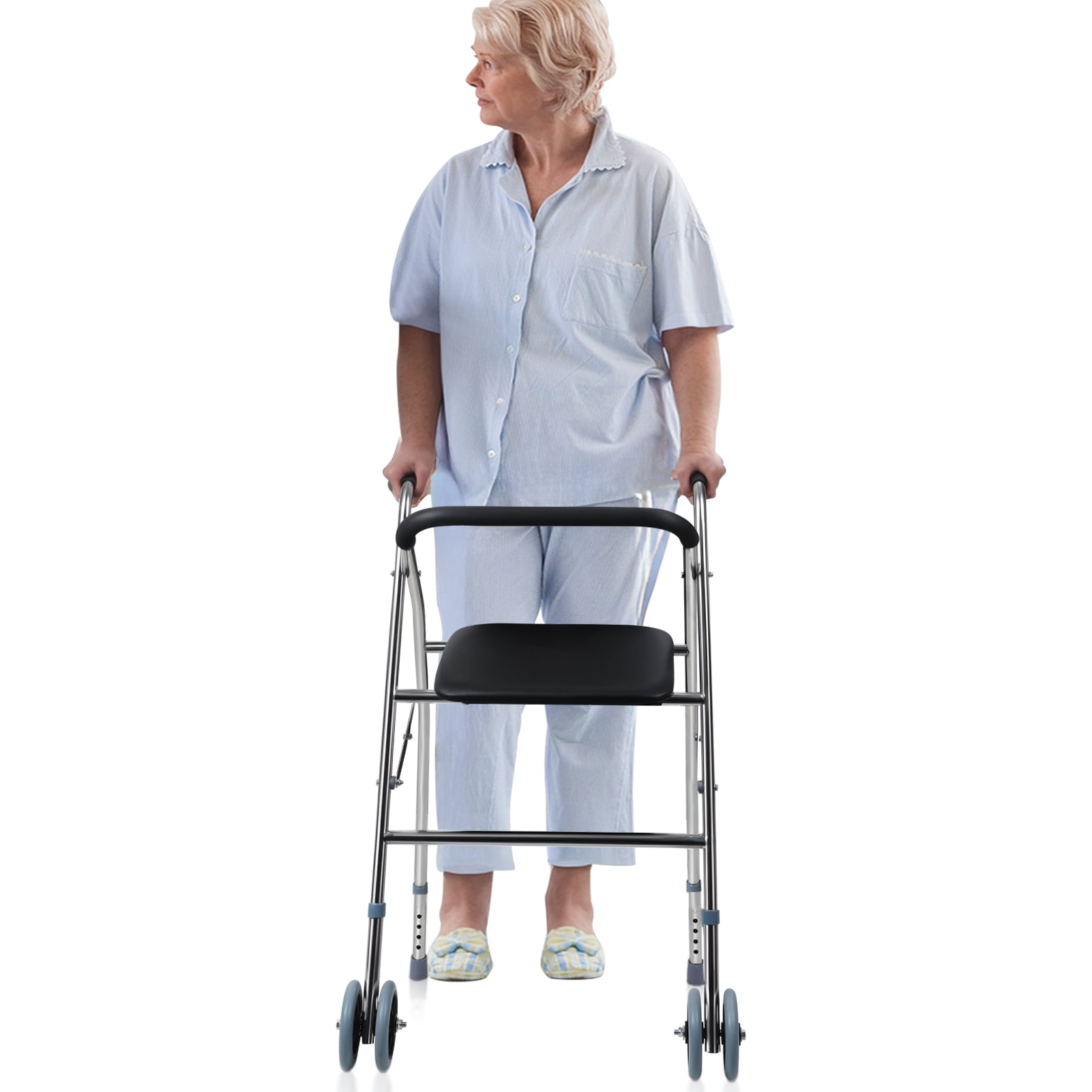 Seipola Small Spaces Narrow Walker,Lightweight Folding Walker for ...