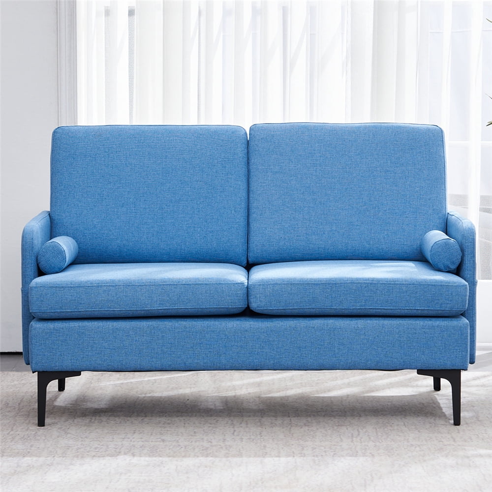 Small Spaces Sofa, Mid Century Modern Loveseat Sofa, Upholstered Sofa ...