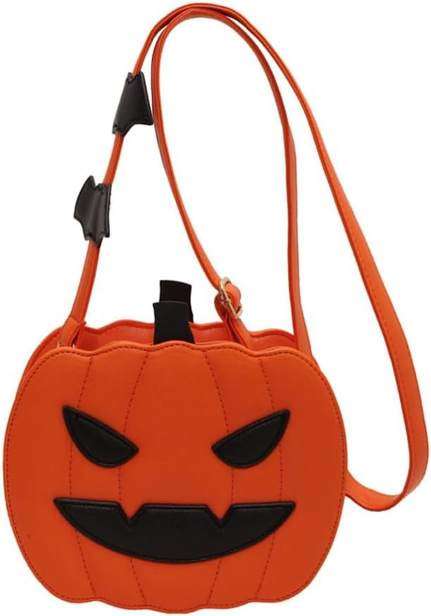 Small Spooky Pumpkin Purse - Halloween Crossbody Bag for Women, Stylish ...