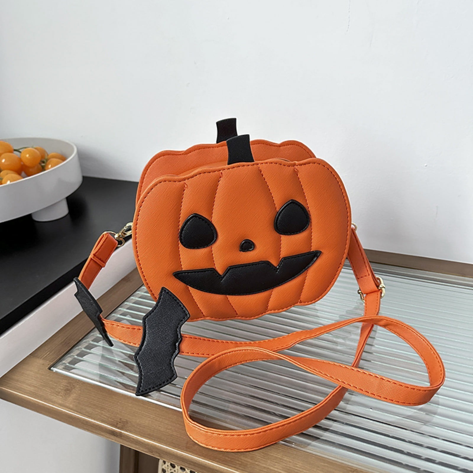 Small Spooky Pumpkin Purse - Halloween Crossbody Bag for Women, Stylish ...
