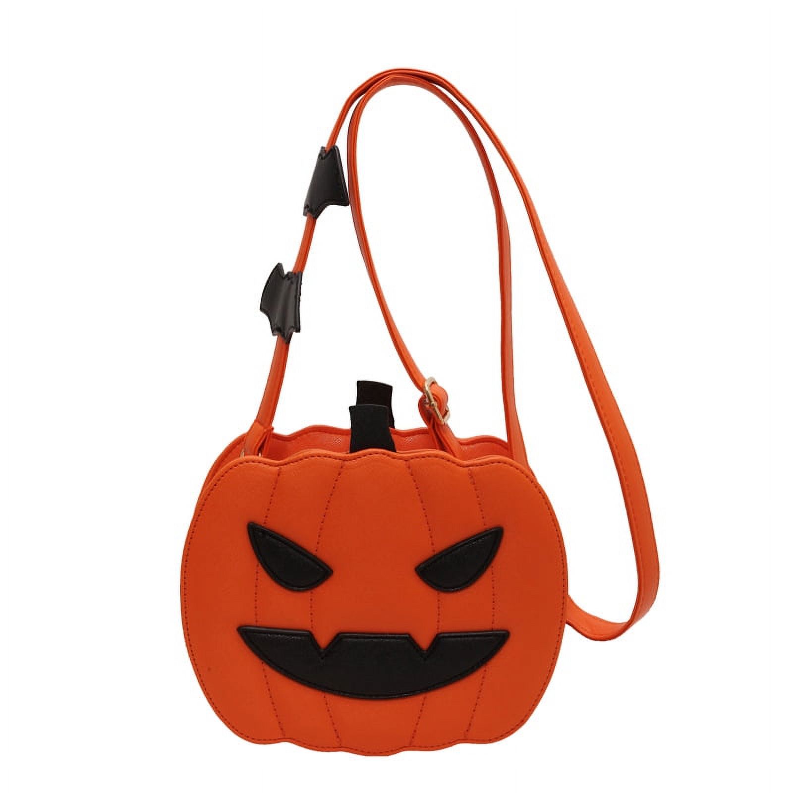 Small Spooky Pumpkin Purse - Halloween Crossbody Bag for Women, Stylish ...