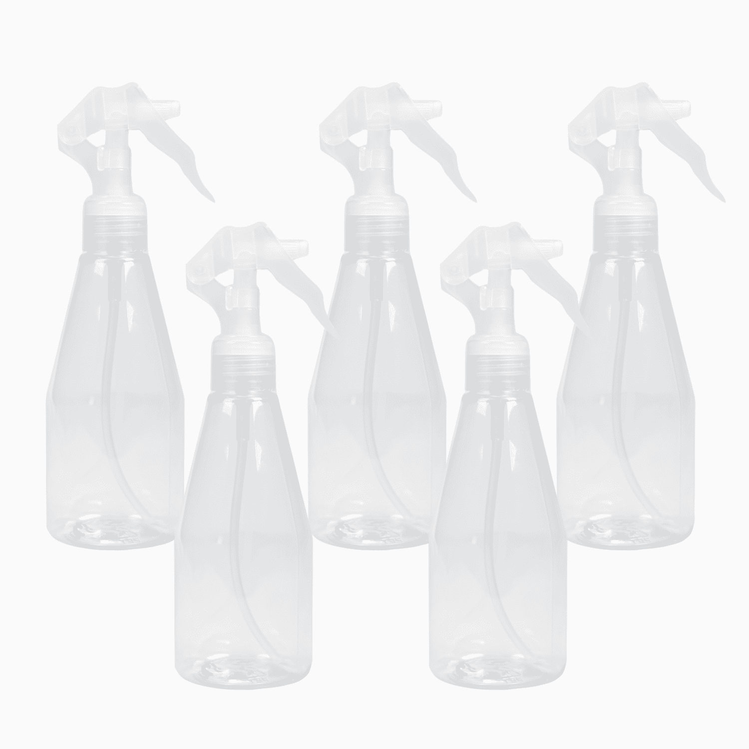 Small Spray Bottles 7oz/200ml - PET Plastic Round Shape Empty Spray ...