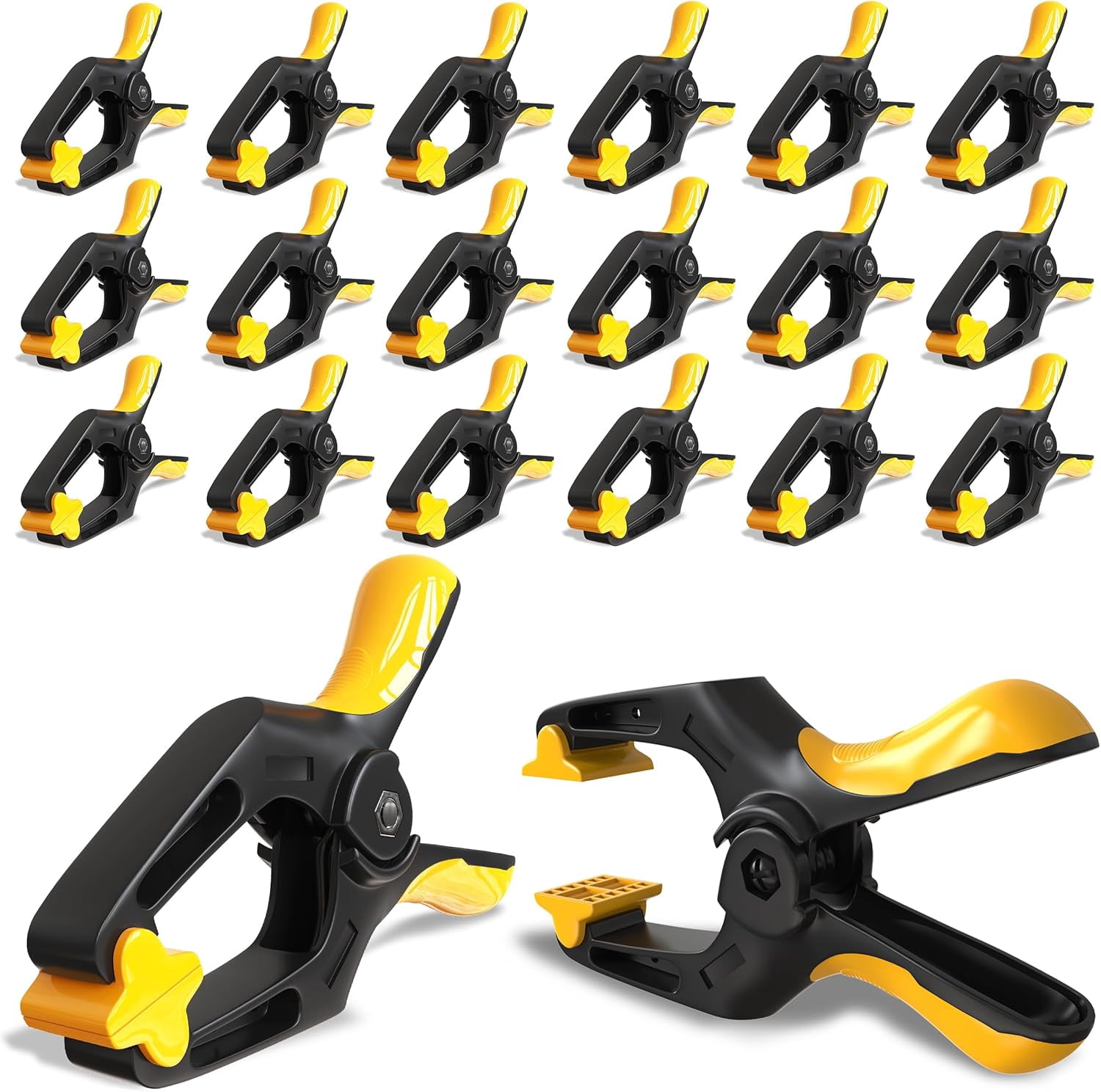 Small Spring Clamps 3 inch - 20 Pack Clamps for Backdrop Stand, Tarps ...