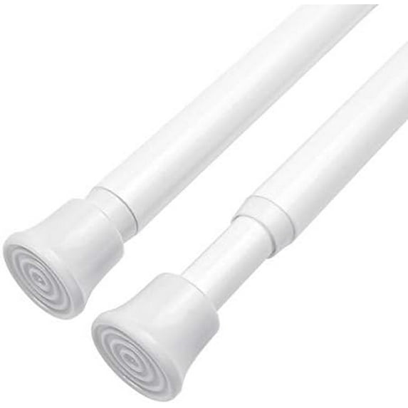 Small Spring Tension Curtain Rod, Adjustable Spring Tension Rod 18 to ...