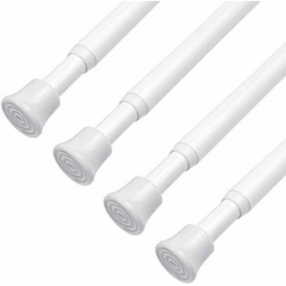 Small Spring Tension Curtain Rod, Adjustable Spring Tension Rod 18 to ...
