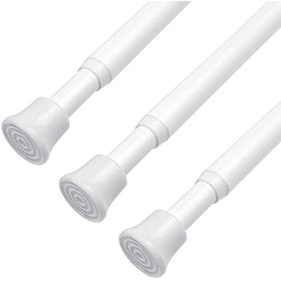Small Spring Tension Curtain Rod, Adjustable Spring Tension Rod 28 to ...