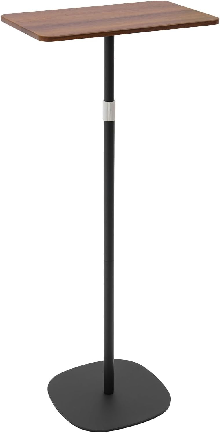 Small Square Side Table, Height Adjustable Tall End Table Drink Table ...