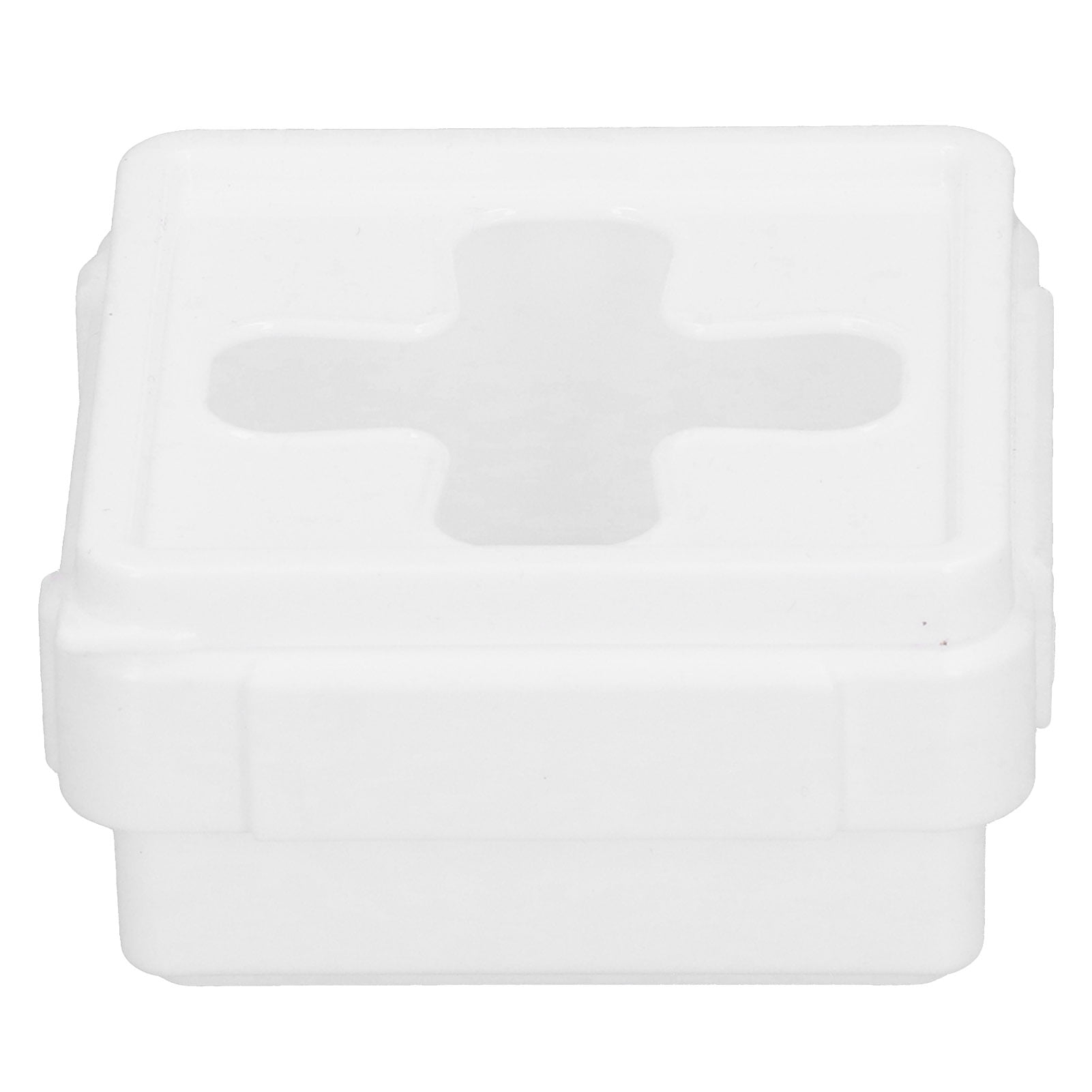 Small Square Storage Box Cross Mouth Desktop Organizer for Tissue Coin ...