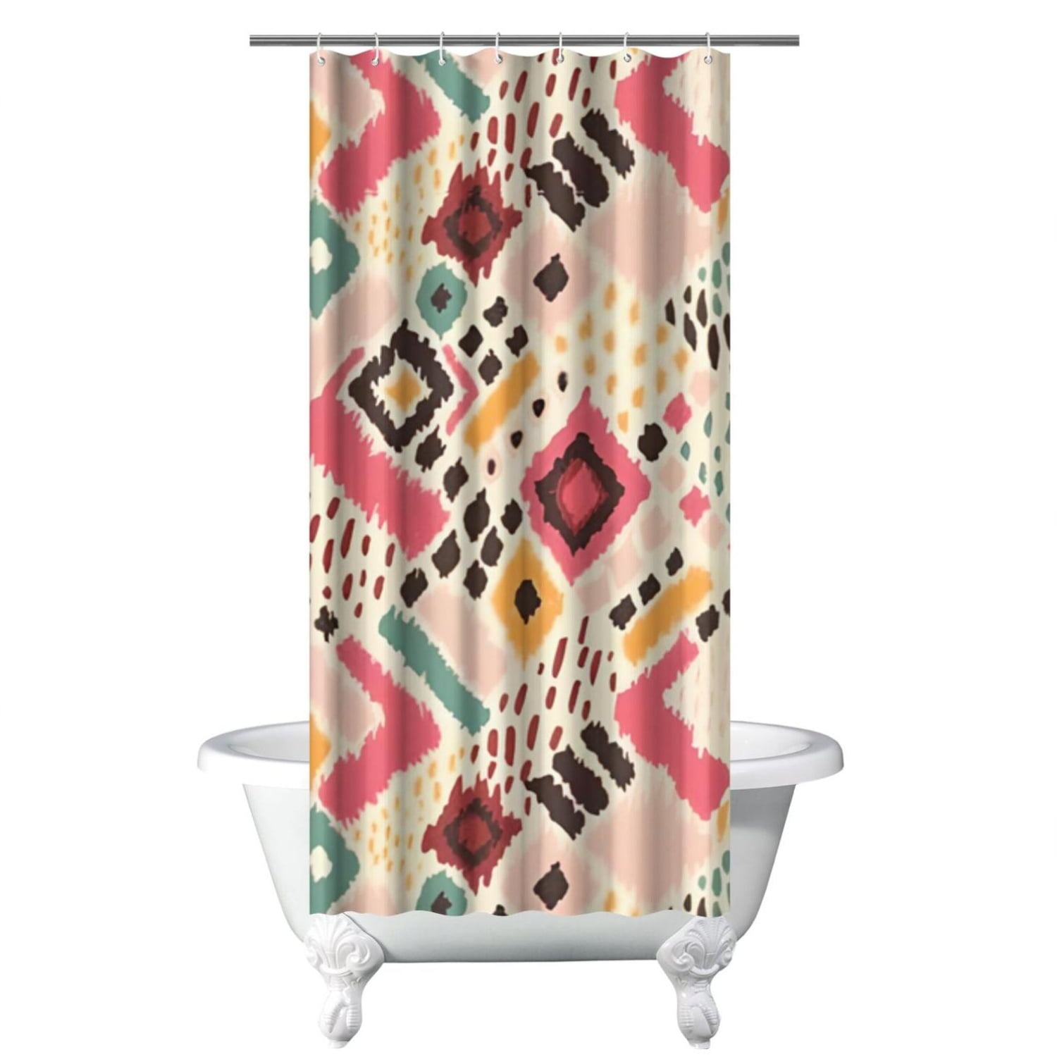 Small Stall Narrow Shower Curtain 36"W x 72"L – Tropical Bohemian ...