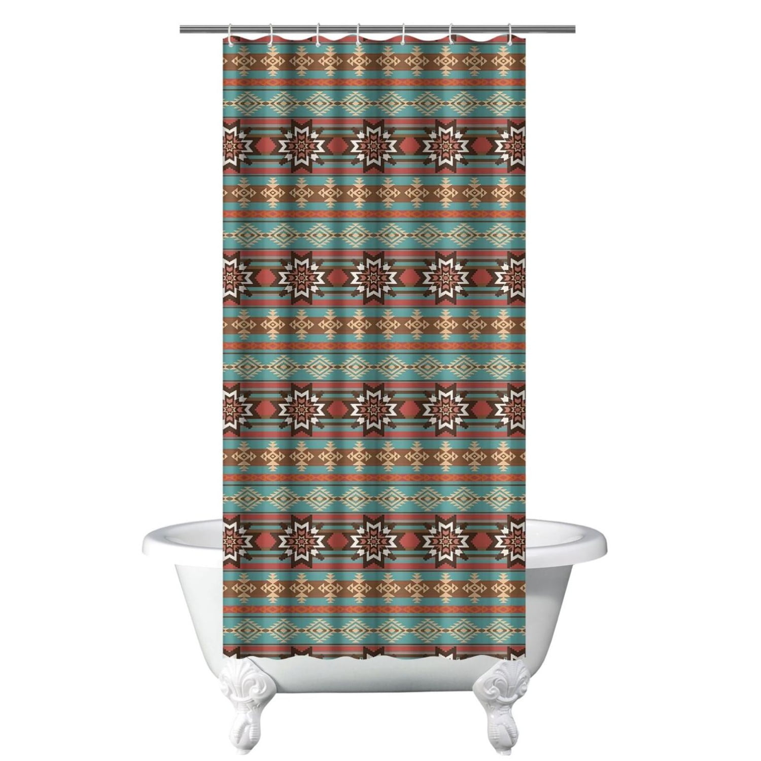 Small Stall Narrow Shower Curtain 36"W x 72"L – Tropical Bohemian ...