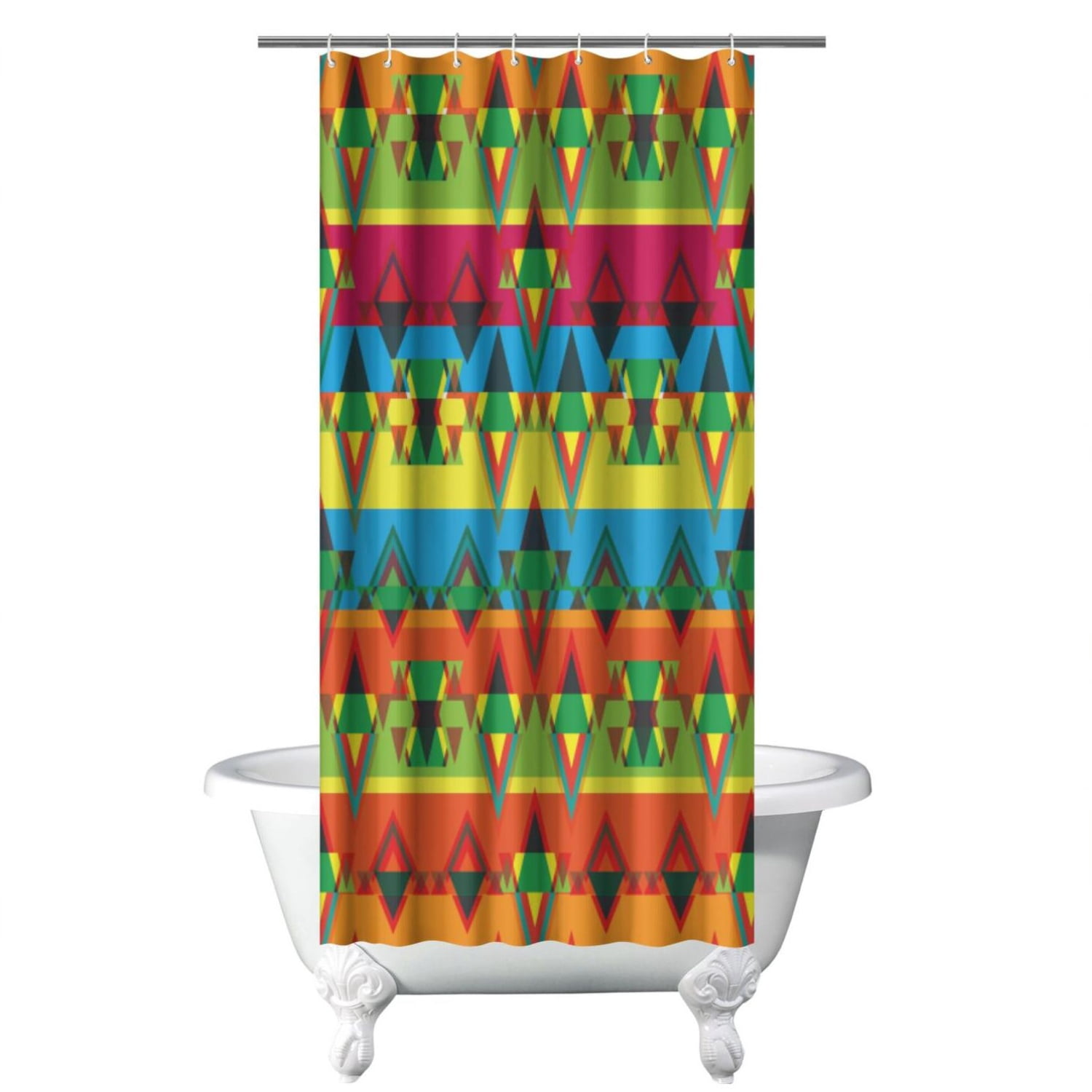 Small Stall Narrow Shower Curtain 36"W x 72"L – Tropical Bohemian ...