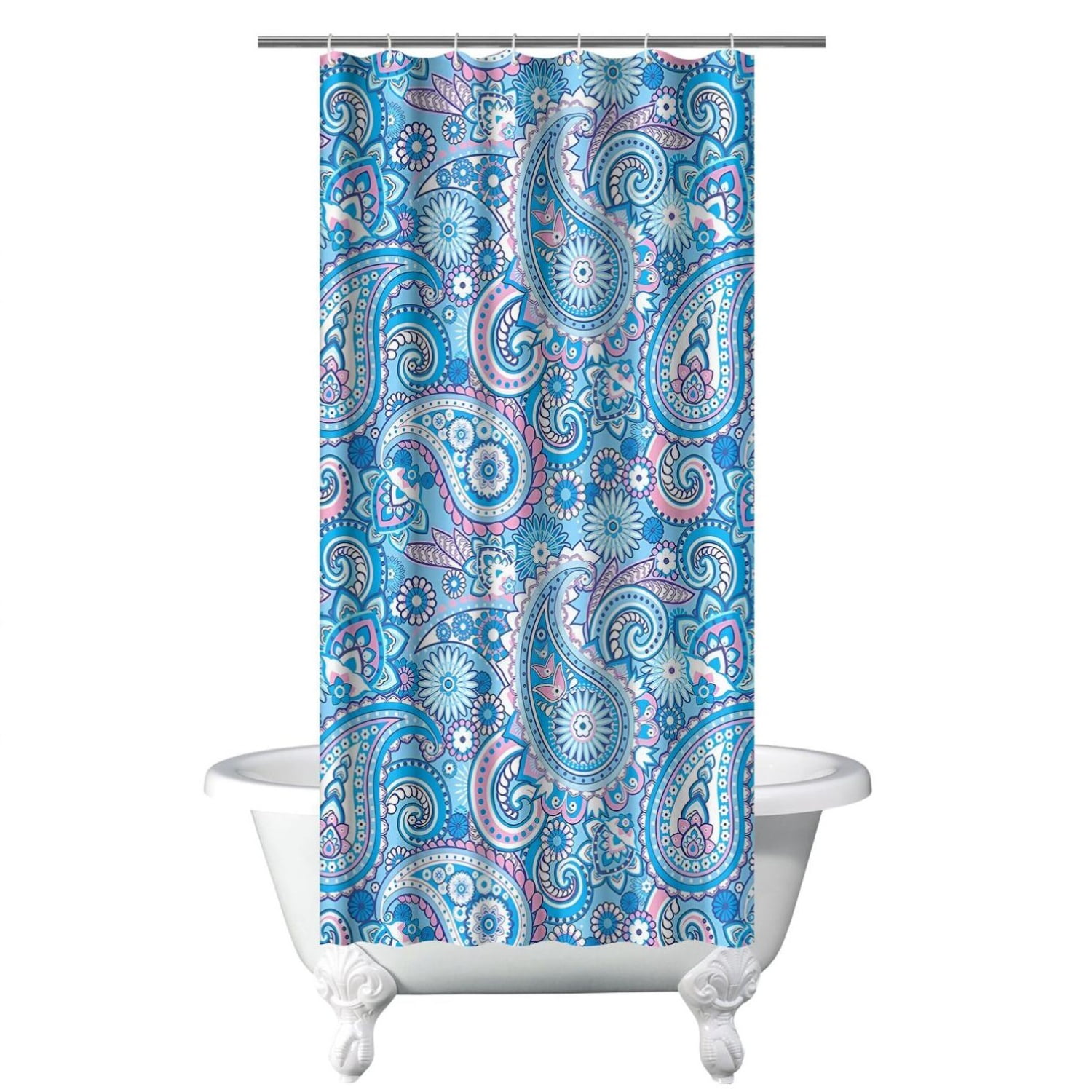 Small Stall Narrow Shower Curtain 36"W x 72"L – Tropical Bohemian ...