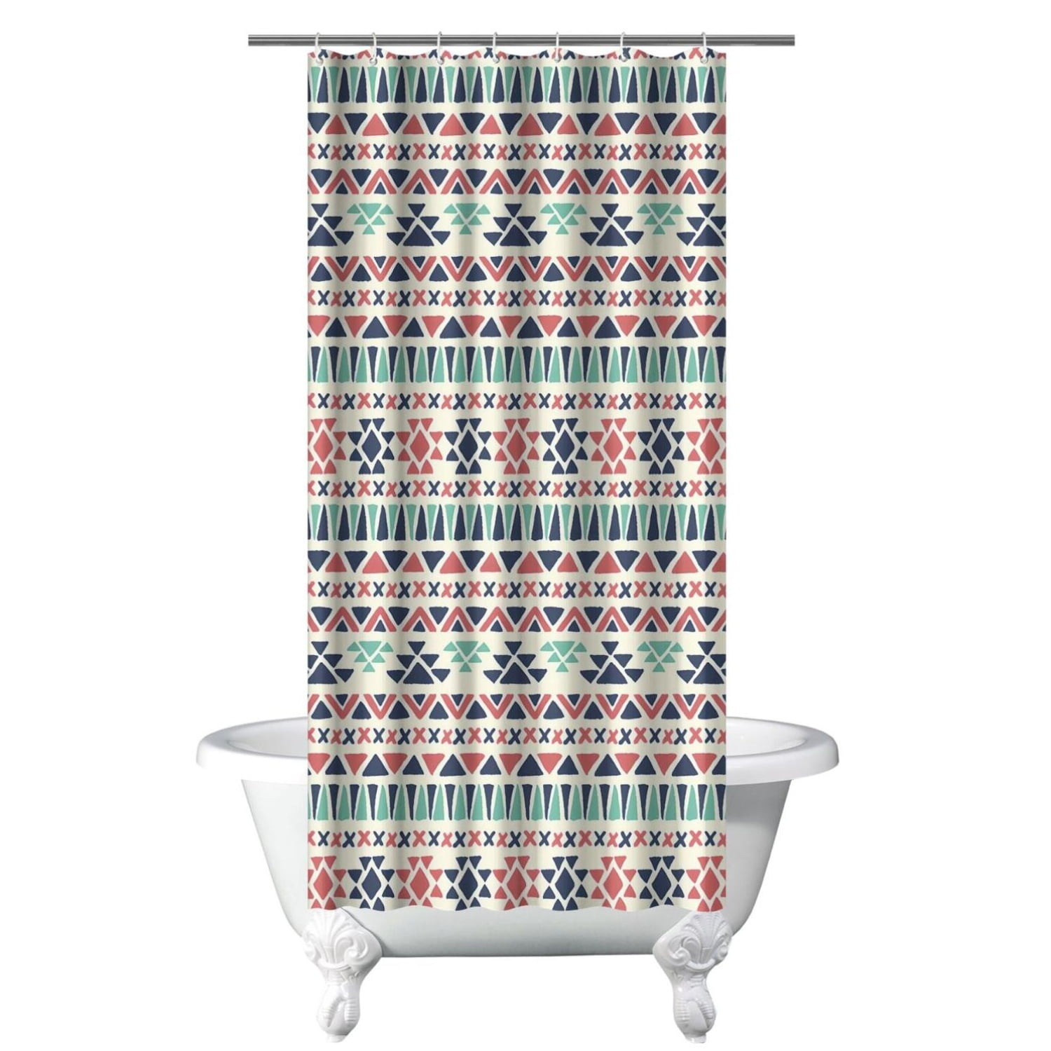 Small Stall Narrow Shower Curtain 36"W x 72"L – Tropical Bohemian ...