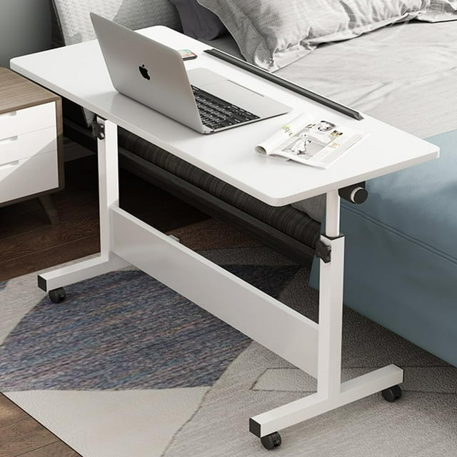 Small Standing Desk Adjustable Height, 31.5inch Small Folding Desk for ...
