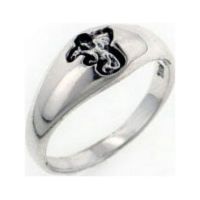 Small Sterling Silver 6mm Engraved Dragon Band Pinky Ring - Walmart.com