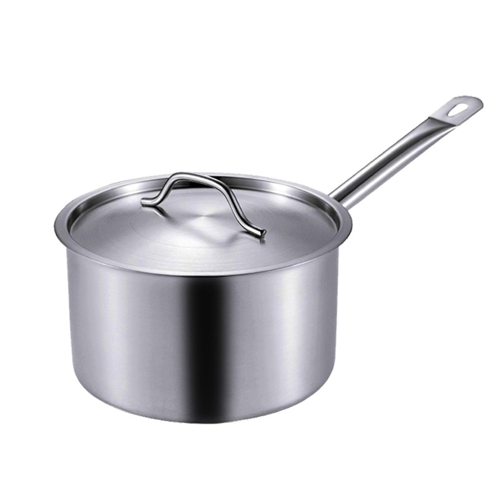 Small Stock Pot 4 Quart Nickel Free Stainless Steel with Lid for Pasta ...