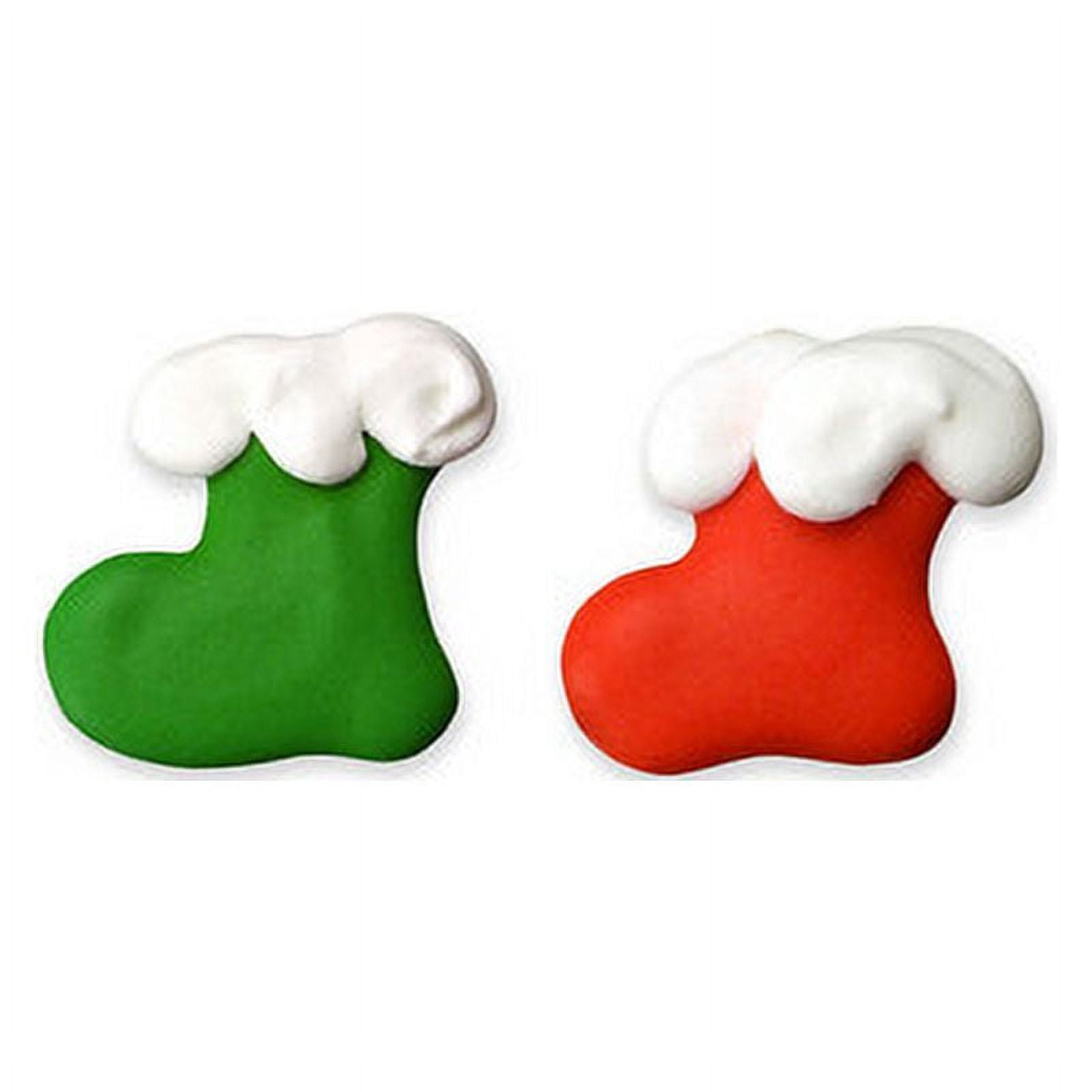 Small Stocking Royal Icing Cake/Cupcake Decorations 12 Ct - Walmart.com