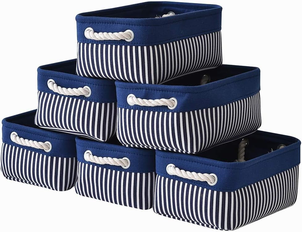 Small Storage Baskets [6 Pack] Baskets for Organizing, Gifts ...