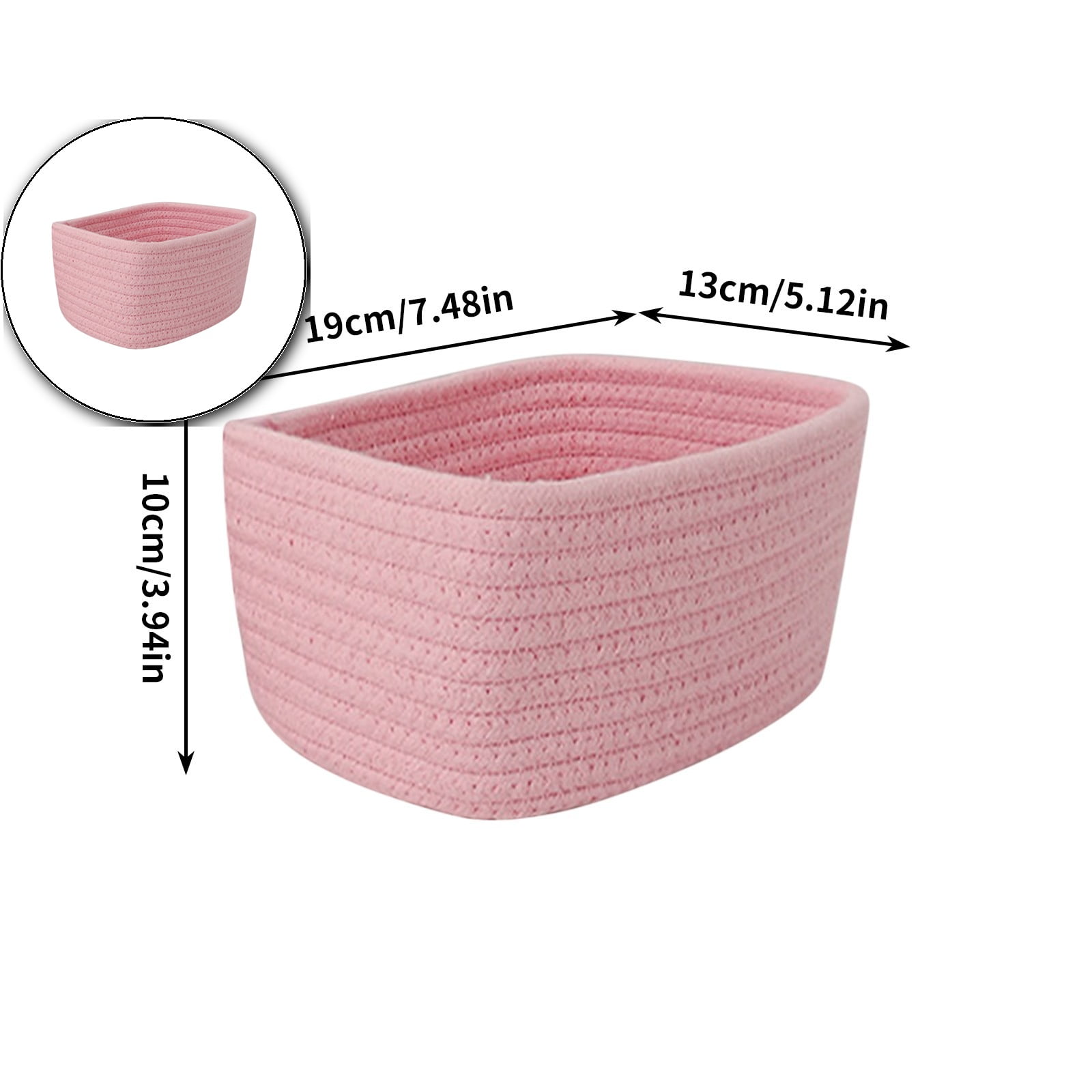 Small Storage Baskets for Organizing, Cute Woven Decorative Gift ...