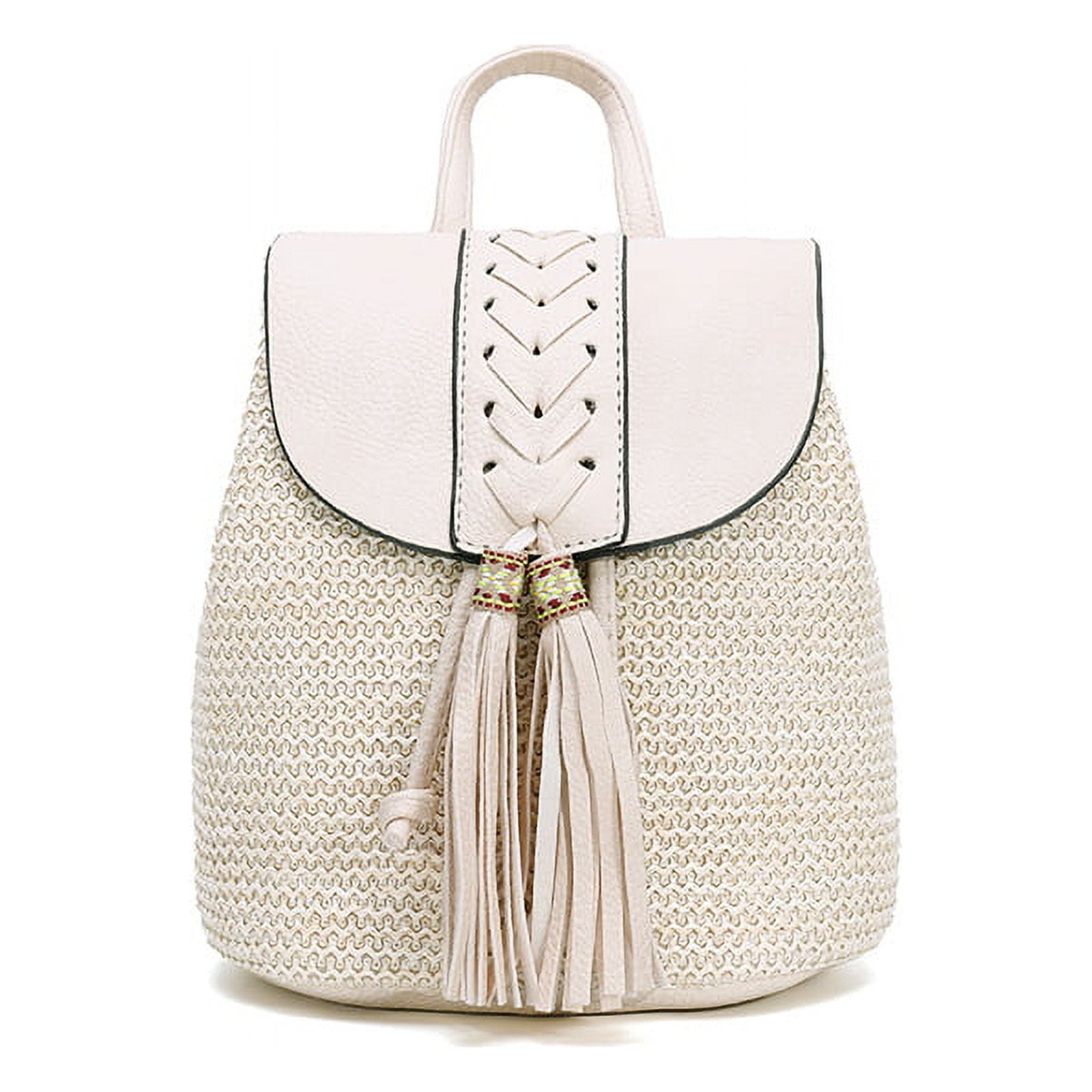 Small Straw Bucket Bags for Women Summer Crossbody Bags Lady Travel ...