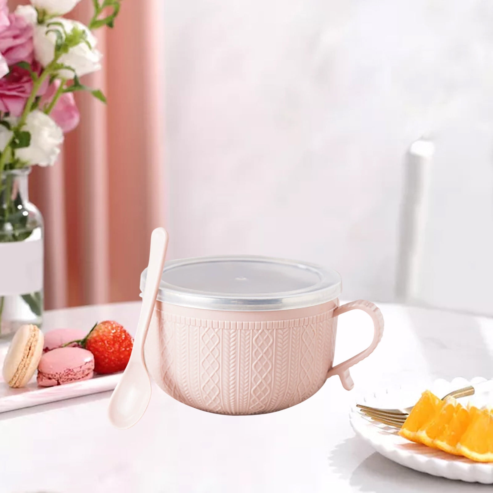 Small Straw Rice and Soup Bowl, Anti-Scald Household Tableware, Student ...