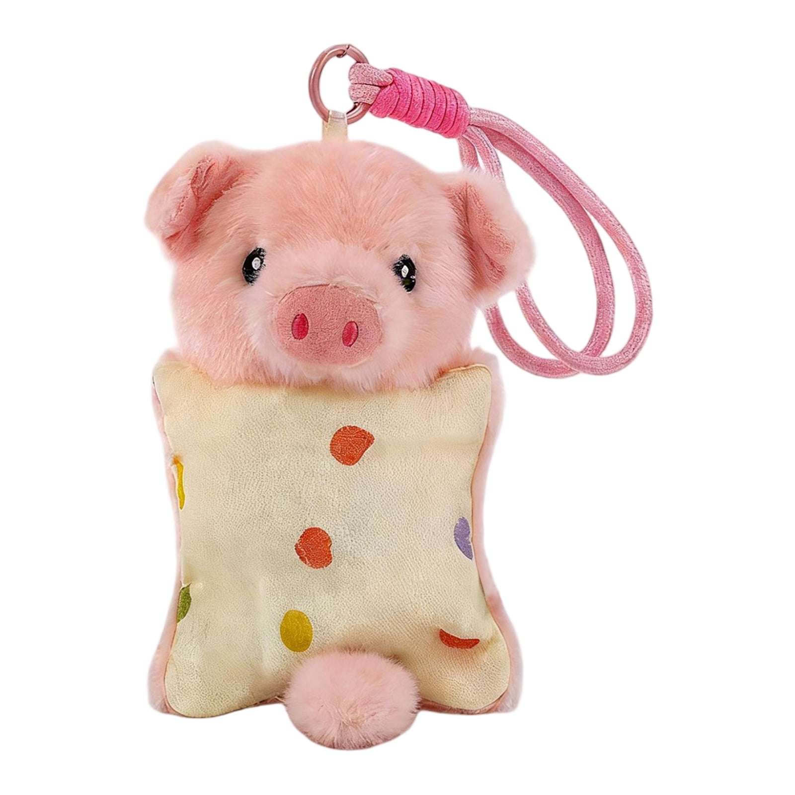 Small Stuffed Animal Hand Puppet Squeeze Toy With Hanging Strap ...