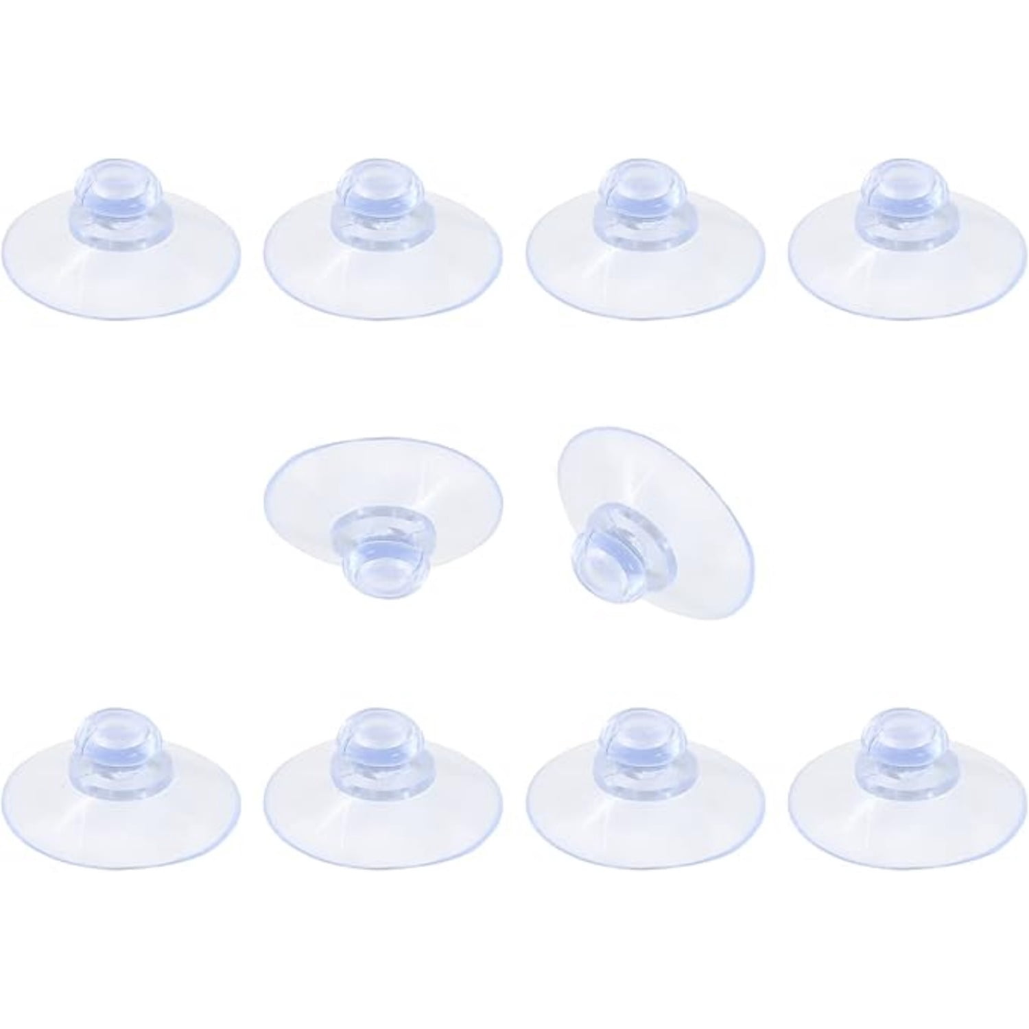 Small Suction Cups 1 Inch Glass Table Clear Without Hooks for Furniture ...