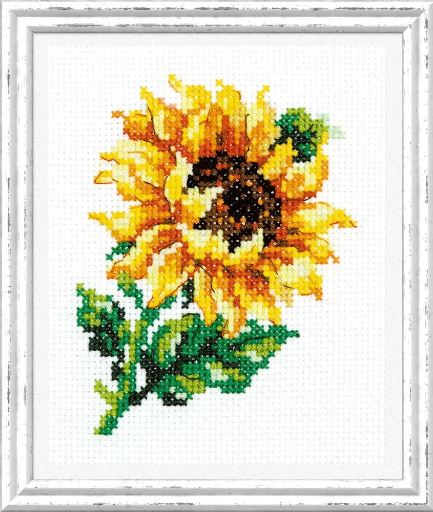 Small Sunflower 28-04 Counted Cross-Stitch Kit - Walmart.com
