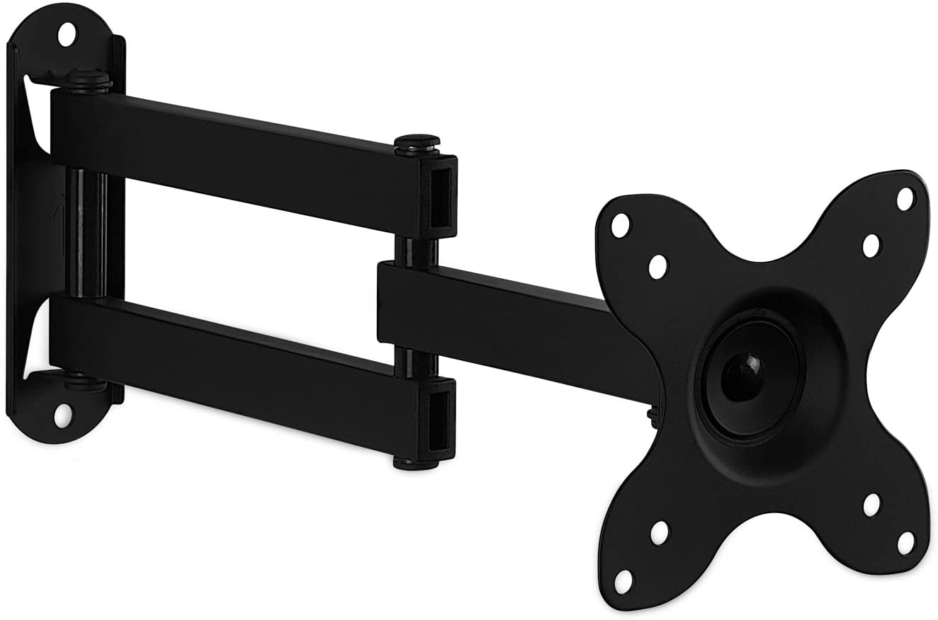 Small TV Monitor Wall Mount Arm | VESA Wall Mount Bracket | Fits 19 20 ...