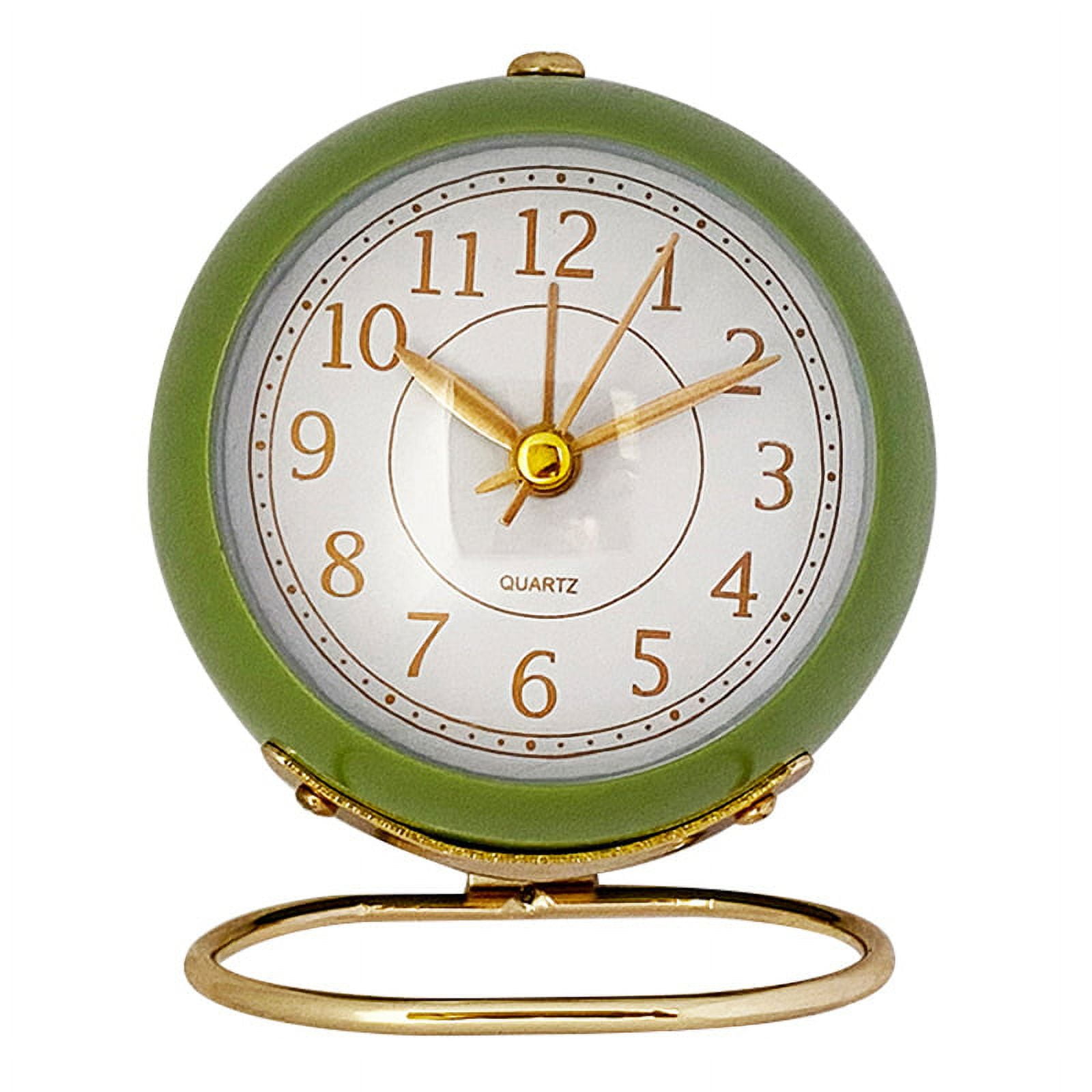 Small Table Clocks, Classic Tabletop Kids Room Analog Alarm Clock ...