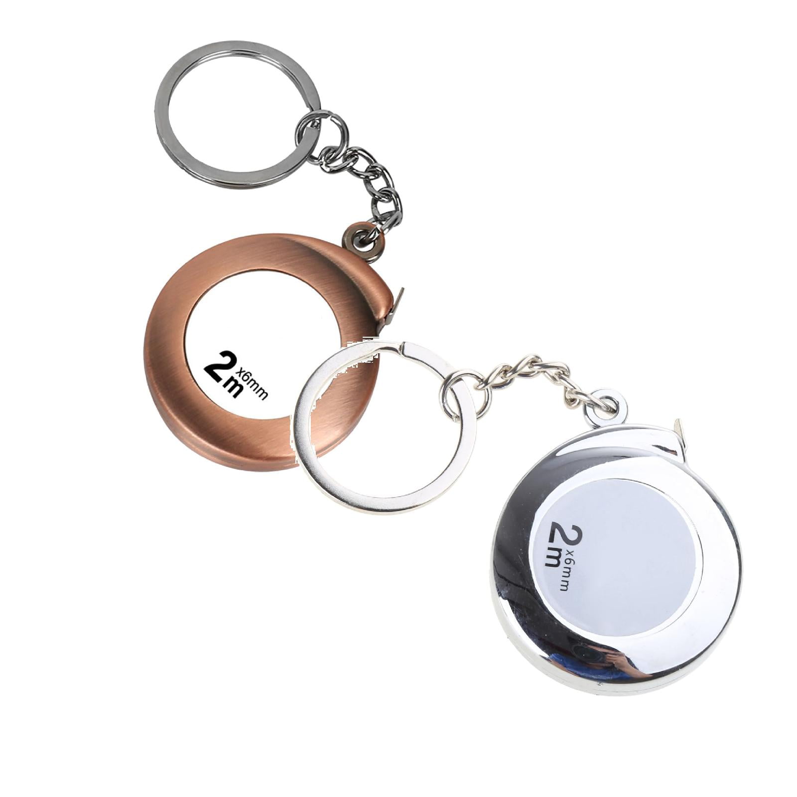 Small Tape Measure Keychain Mini Measuring Tape Retractable 6foot 2M ...