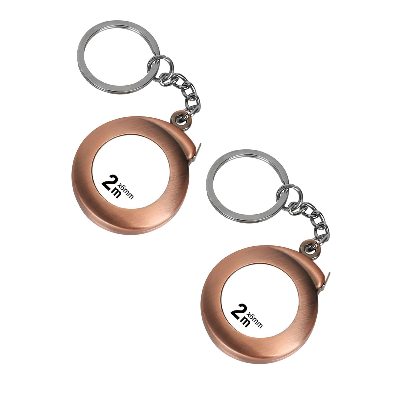 Small Tape Measure Keychain Mini Measuring Tape Retractable 6foot 2M ...