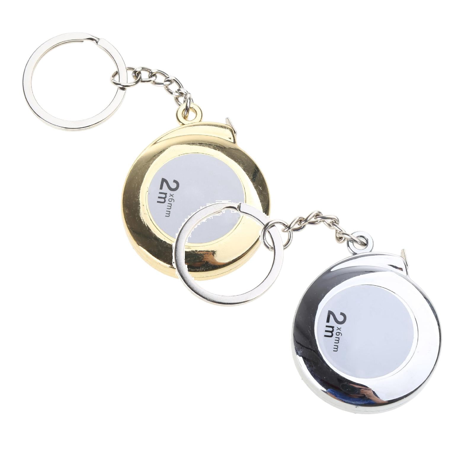 Tape Measure Keychains Functional Mini Retractable Measuring Tape ...