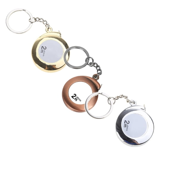 Small Tape Measure Keychain Mini Measuring Tape Retractable 6foot 2M ...