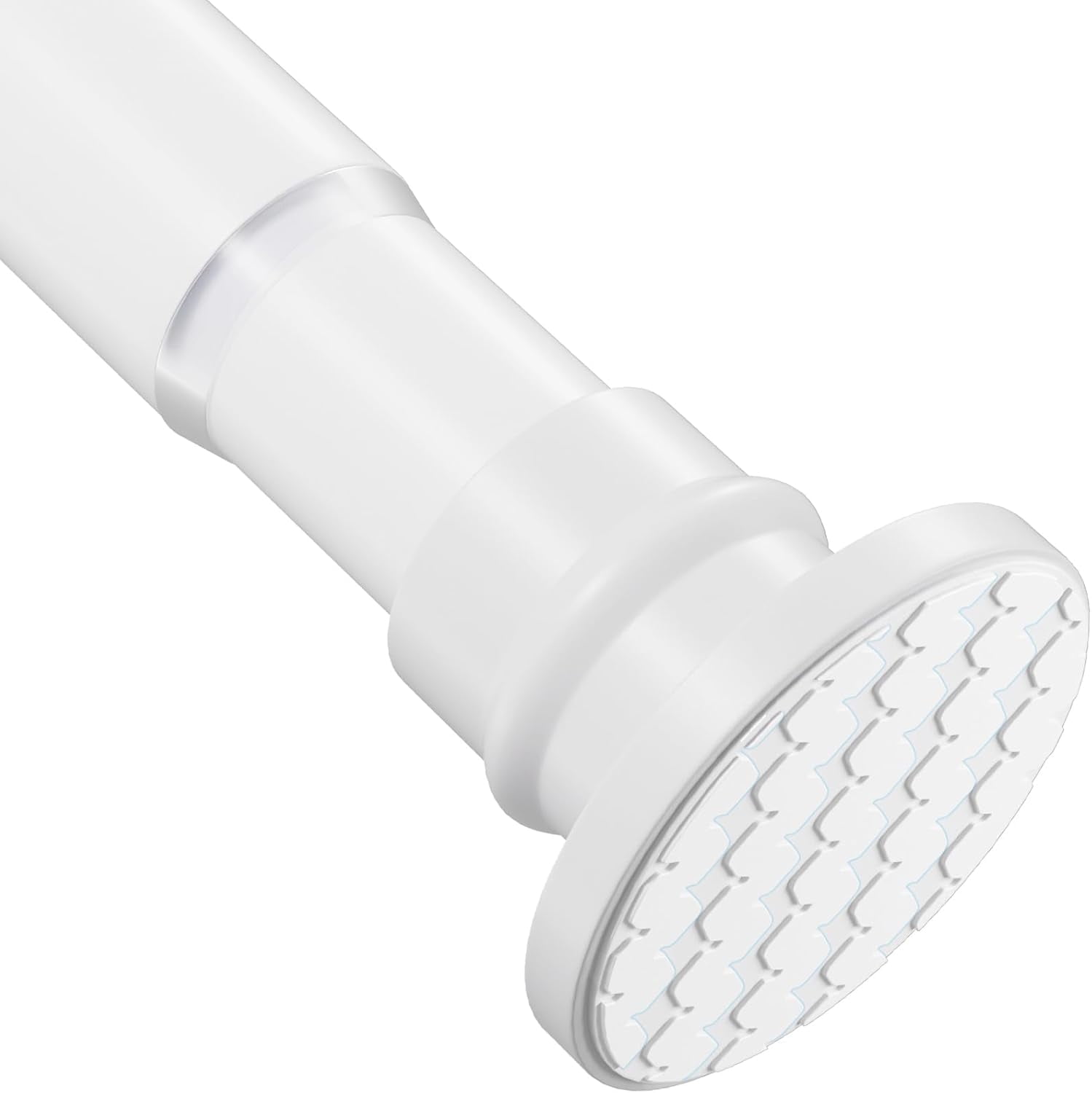 Small Tension Rod White 18-26 Inch Adjustable Spring Tension Curtain ...