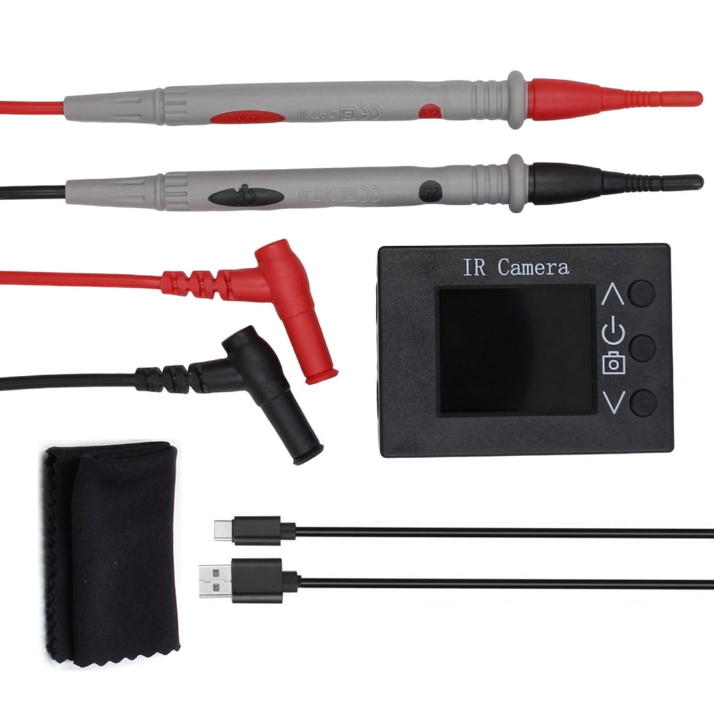 Small Thermometers 1.8inch Screen Thermal Camera Multimeter Tool ...