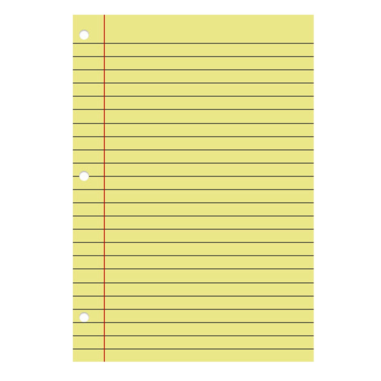 Small Three-Hole Notepad with Lined Refills,Recycled Paper,Smooth ...