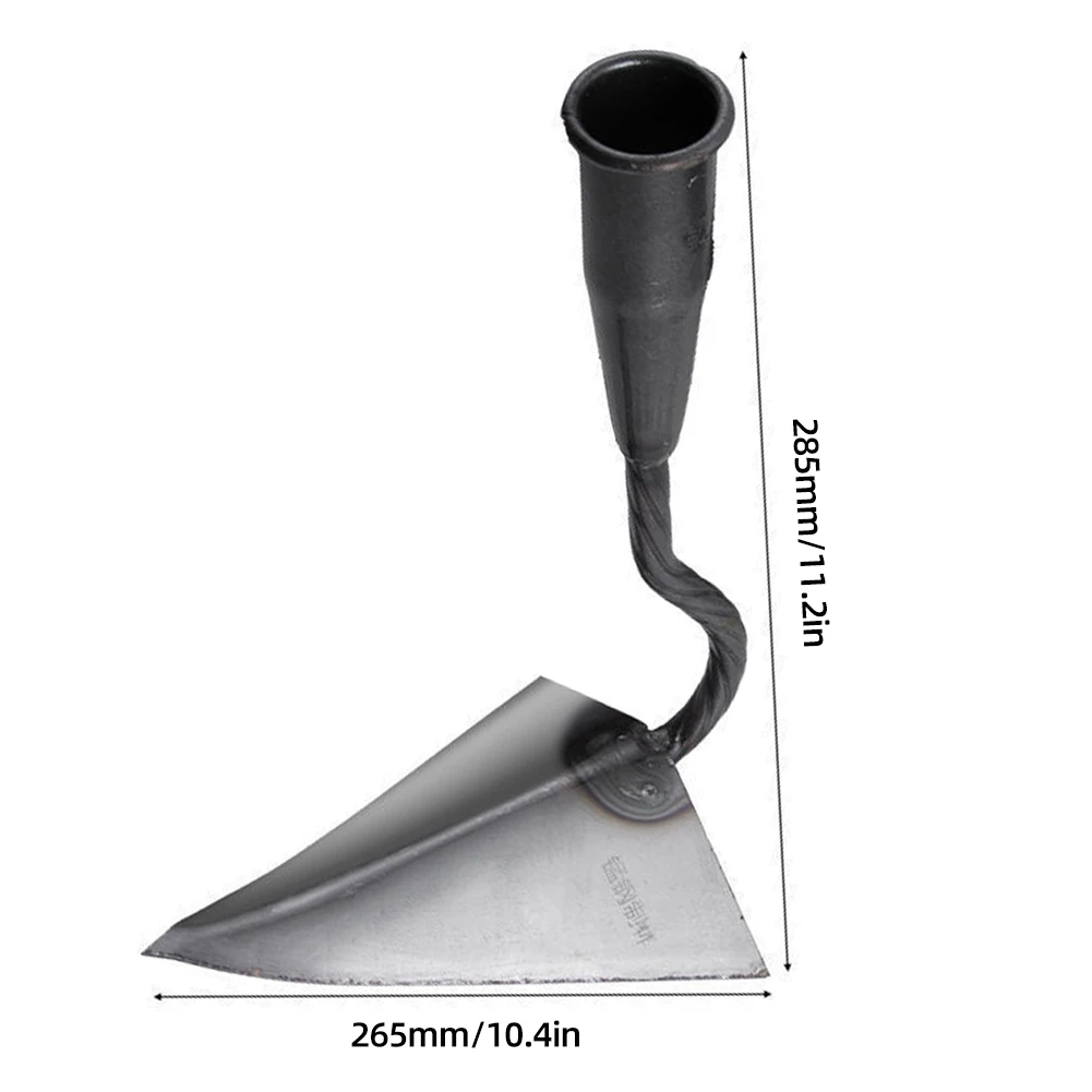 Small Tip Triangle Hoe Agricultural Land Turning Loose Soil Hoe Hand ...