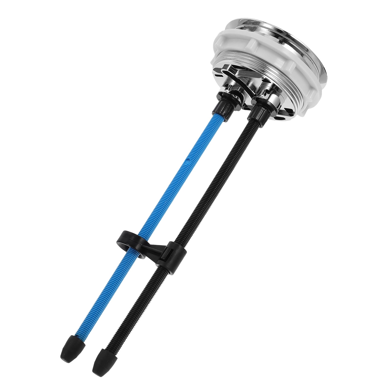 FONDOTIN Dual Push Flushing Toilet Button for Home Use Silver ABS ...