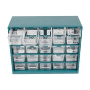 WORKPRO Mini Metal Tool Box with 2 Drawers and Top Storage, Small Tool ...