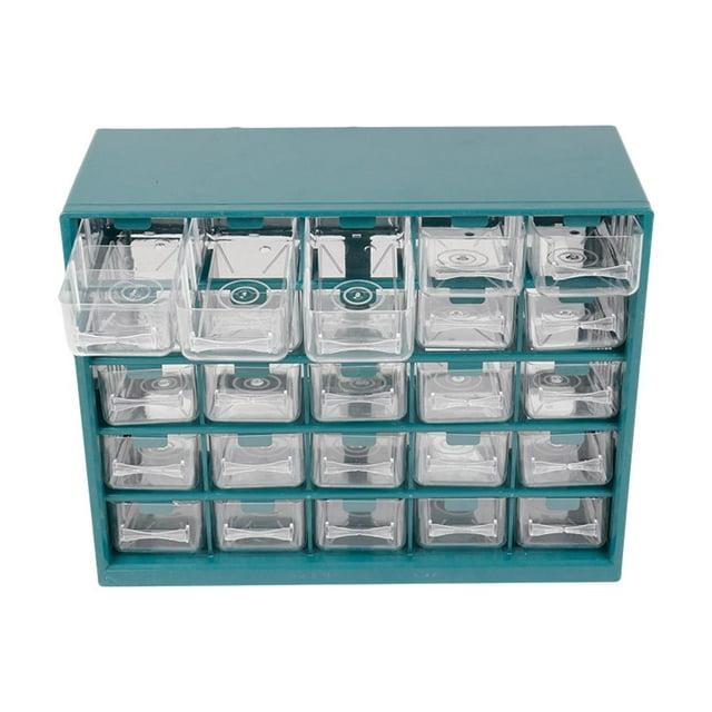 Small Tools 25-Drawer Parts Storage Box, Classification Component Box ...